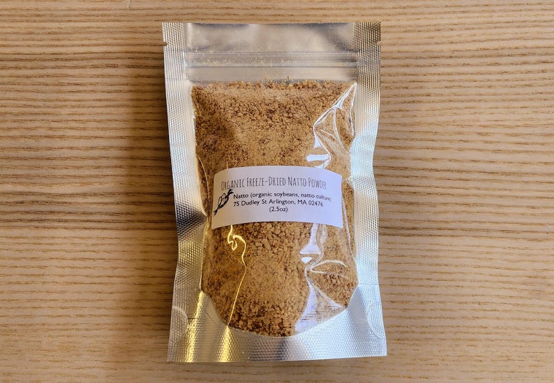 Organic Freeze-dried Natto Powder - Etsy