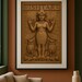 Ancient Ishtar Relief Wall Art Print – Mesopotamian Goddess Digital ...