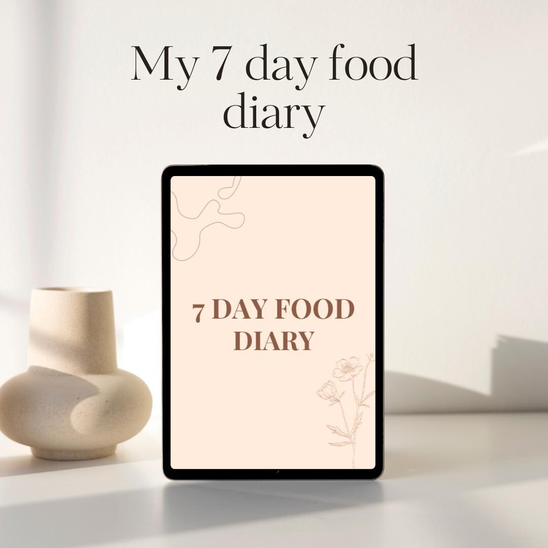 7-day Food Diary: Simple, Editable & Printable Tracker - Etsy