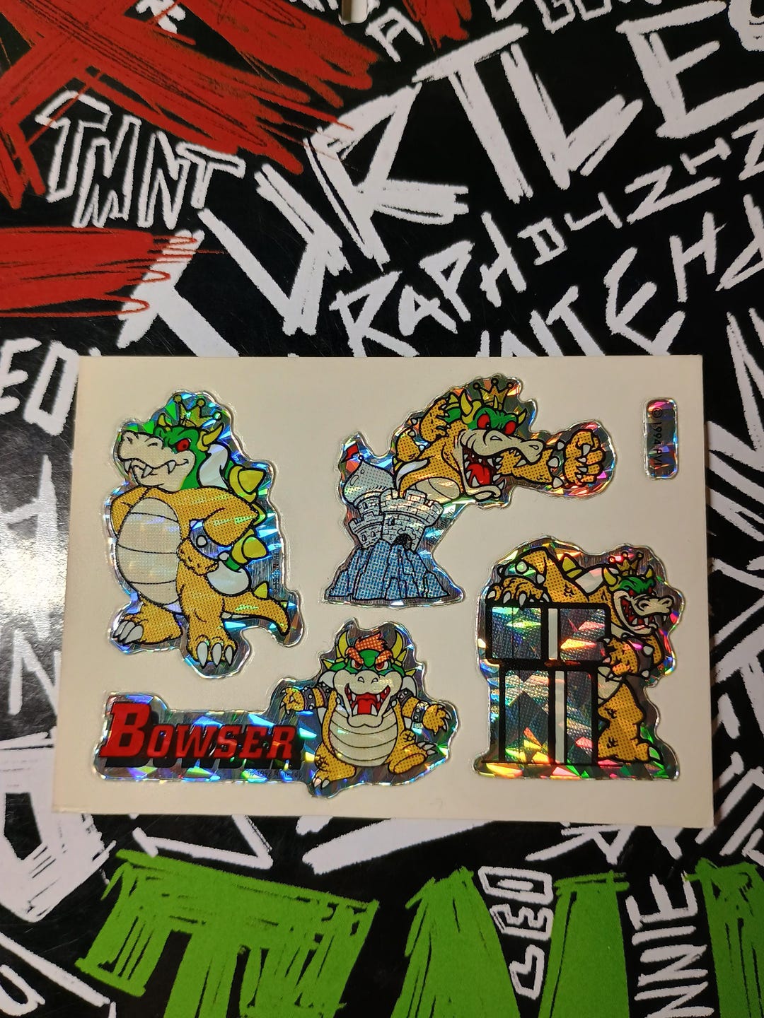 Vintage Nintendo Super Mario Bowser Mini Prism Stickers VTG 90s - Etsy UK