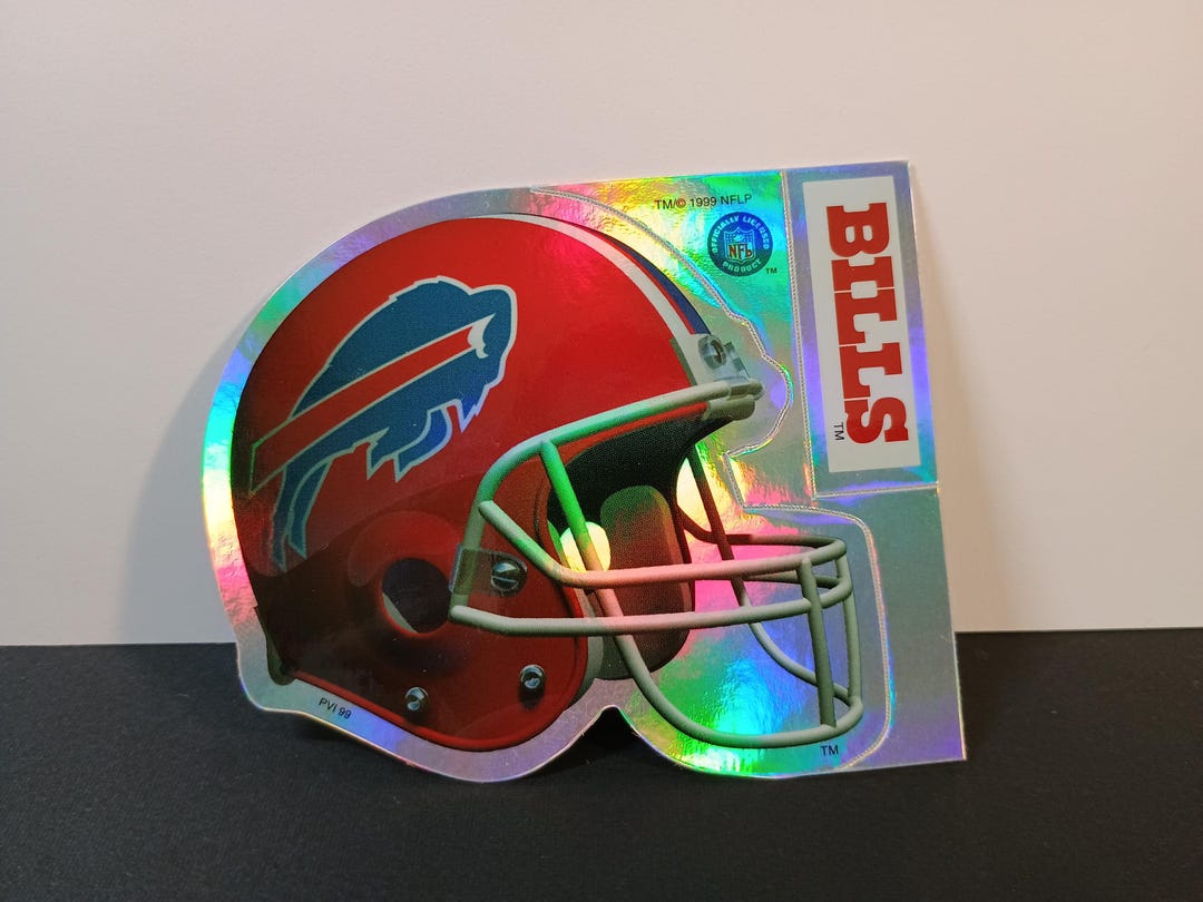 Vintage NFL Sticker Buffalo Bills Holographic Sticker VTG 90s - Etsy