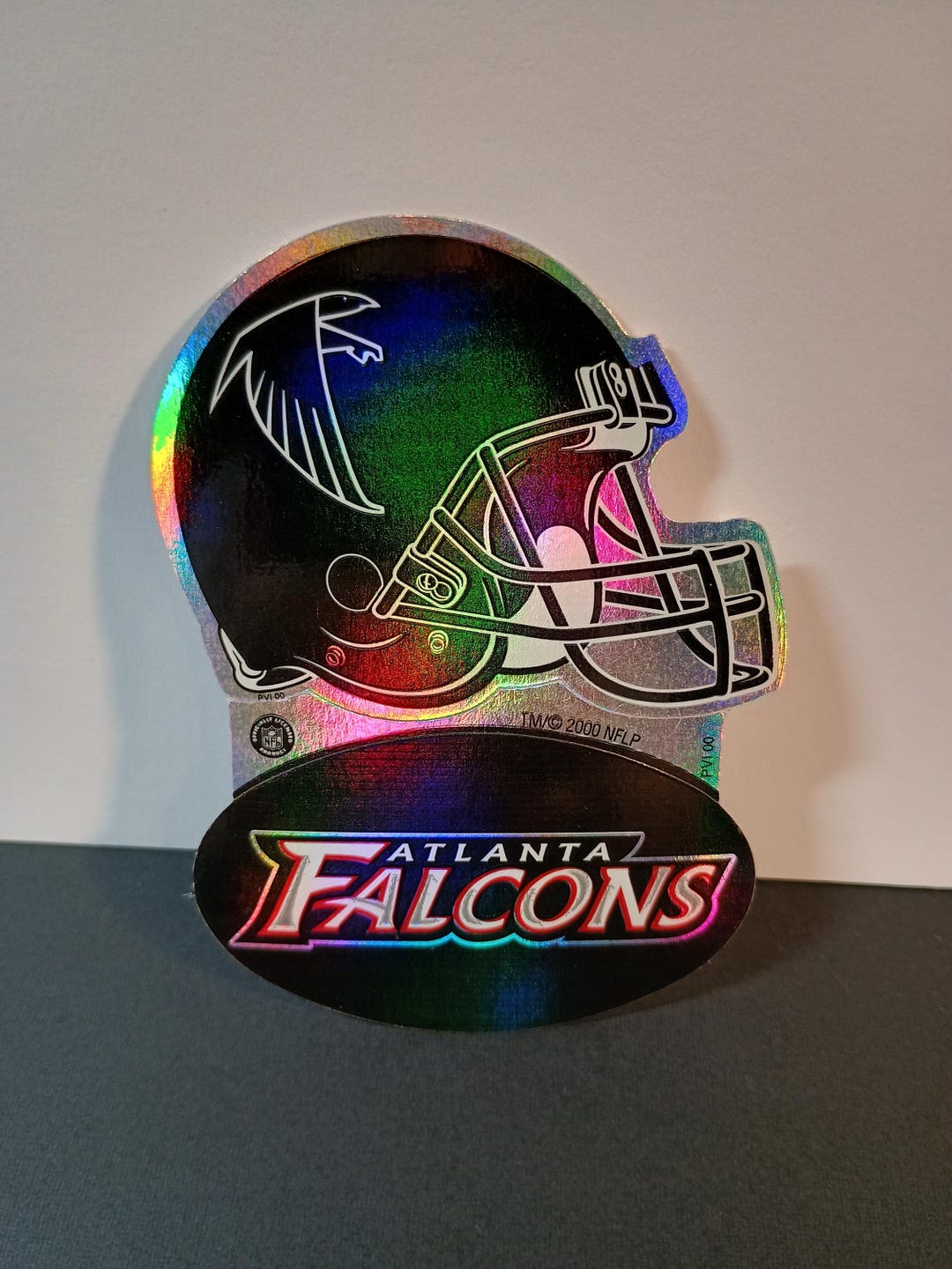 Vintage NFL Sticker Atlanta Falcons Holographic Sticker VTG Y2K - Etsy