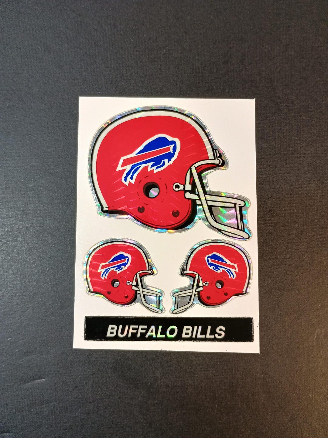 Vintage NFL Sticker Buffalo Bills Prism Stickers VTG 80s - Etsy