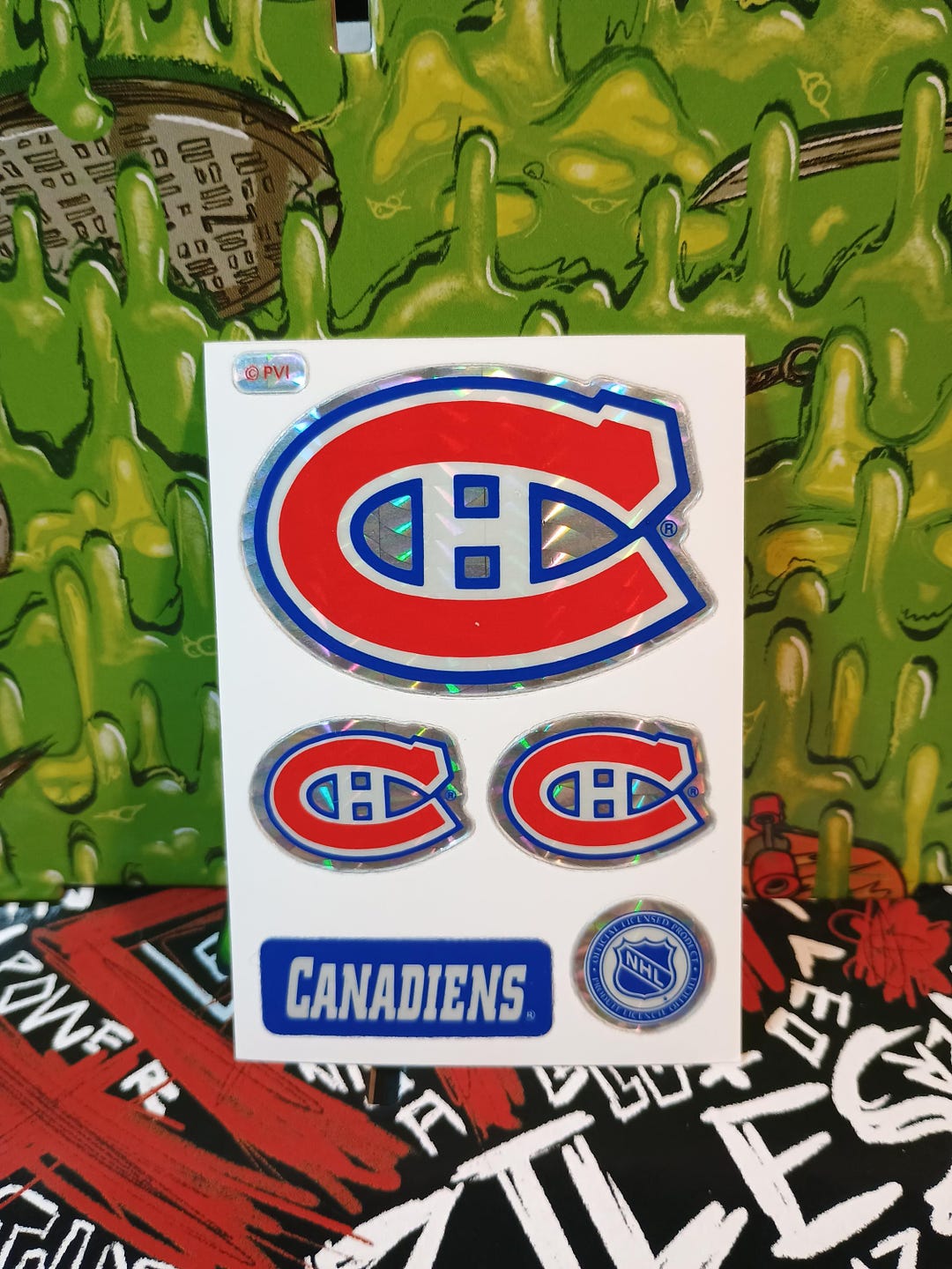 Vintage Montreal Canadiens NHL Prism Vending Stickers VTG 90s - Etsy