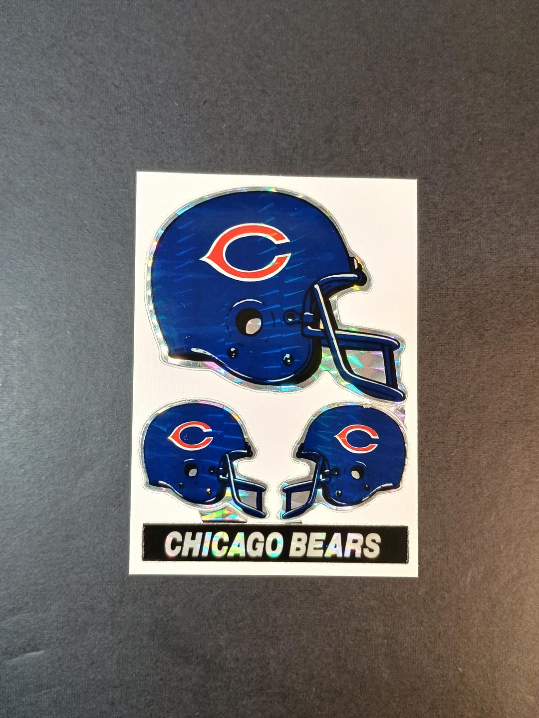 Vintage NFL Sticker Chicago Bears Prism Stickers VTG 80s - Etsy