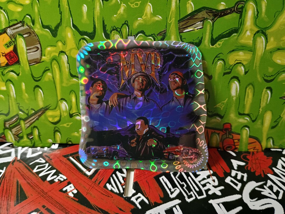 Vintage Chicano Lowrider Sleepy G MVP Prism Vending Machine Sticker VTG ...
