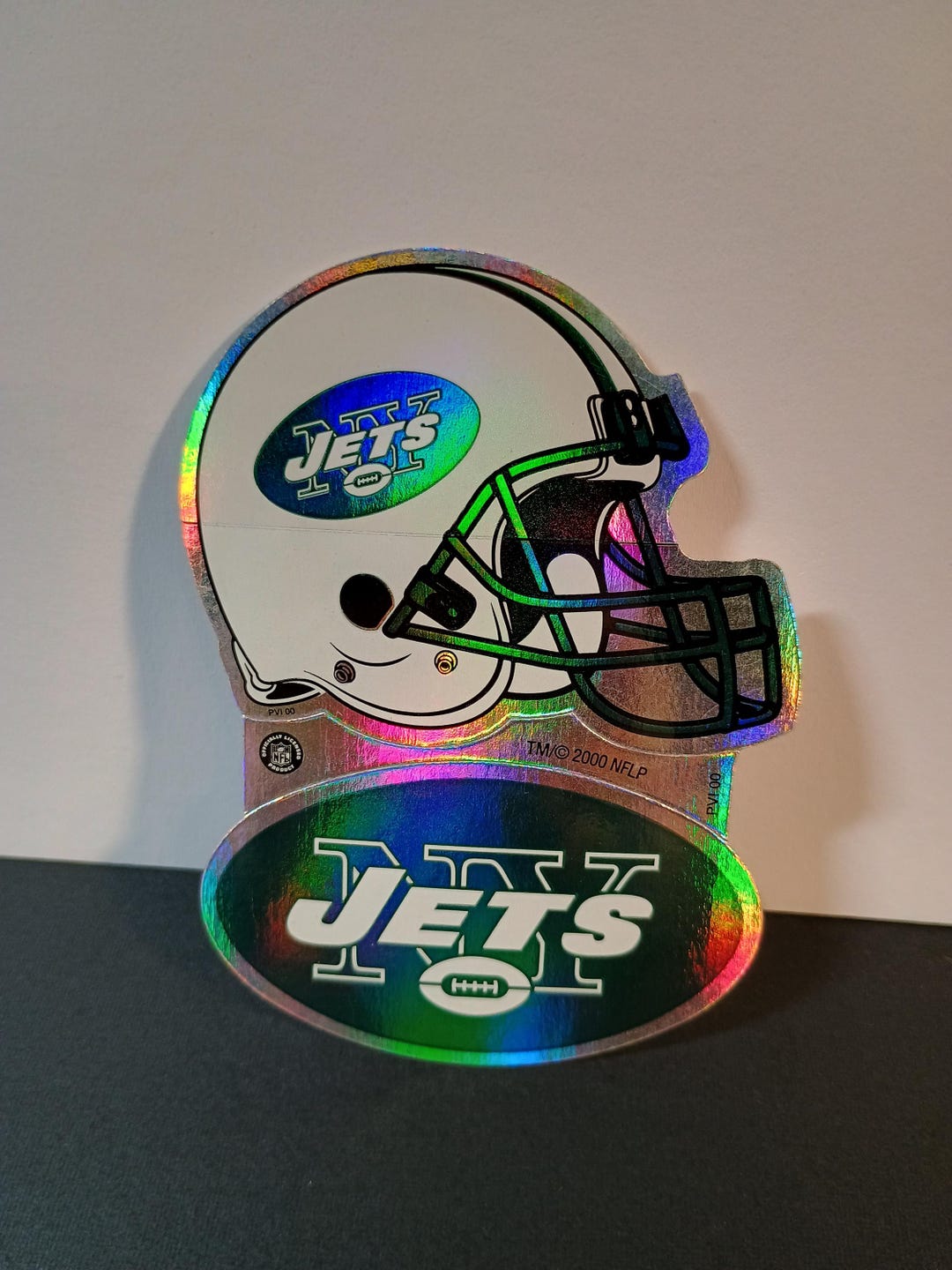 Vintage NFL Sticker New York Jets Holographic Sticker VTG Y2K - Etsy
