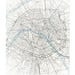 Paris Map | Vintage City Map of Paris | Printable Topographic Paris Map ...