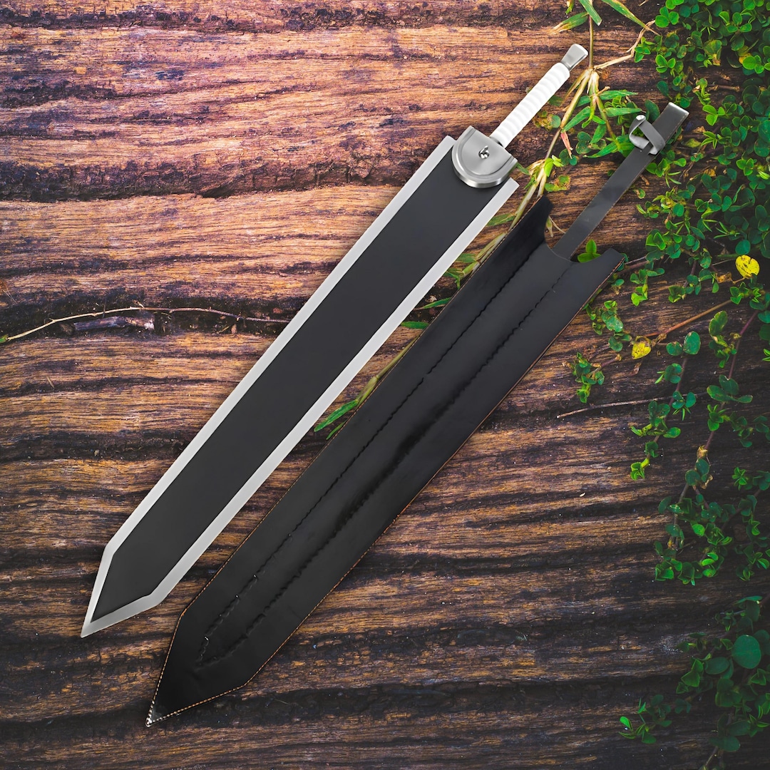 Dragon Slayer Sword From Manga/anime Dual Finish Black With Free Sheath ...