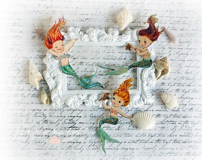 Mermaid Die Cut Embellishments for Scrapbooking, Cardmaking, Mixed ...