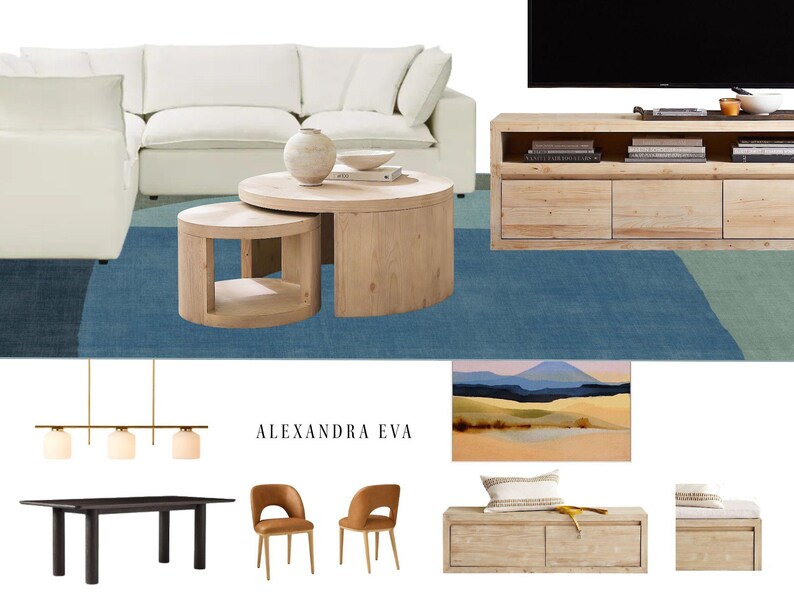 Custom Interior Design Services Furniture, Decor, and Layouts - Etsy