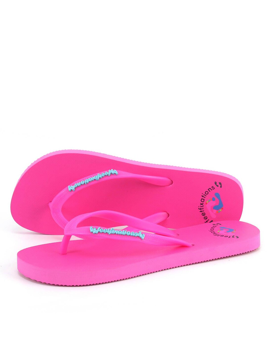 Feetfixations Bright Pink Women's Flip Flop - Etsy