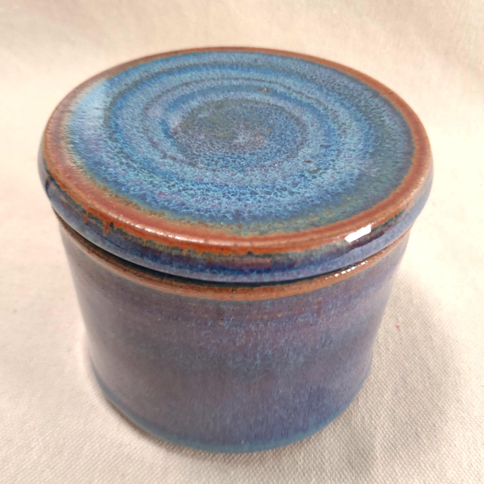 Studio Pottery Butter Bell, Vintage Handmade Stoneware Butter Dish ...