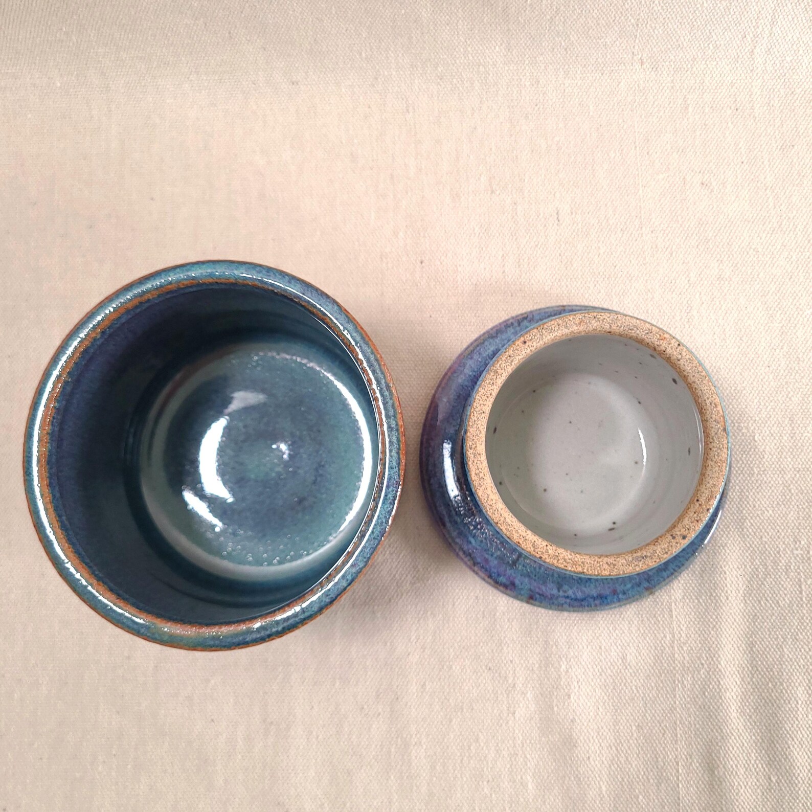 Studio Pottery Butter Bell, Vintage Handmade Stoneware Butter Dish ...