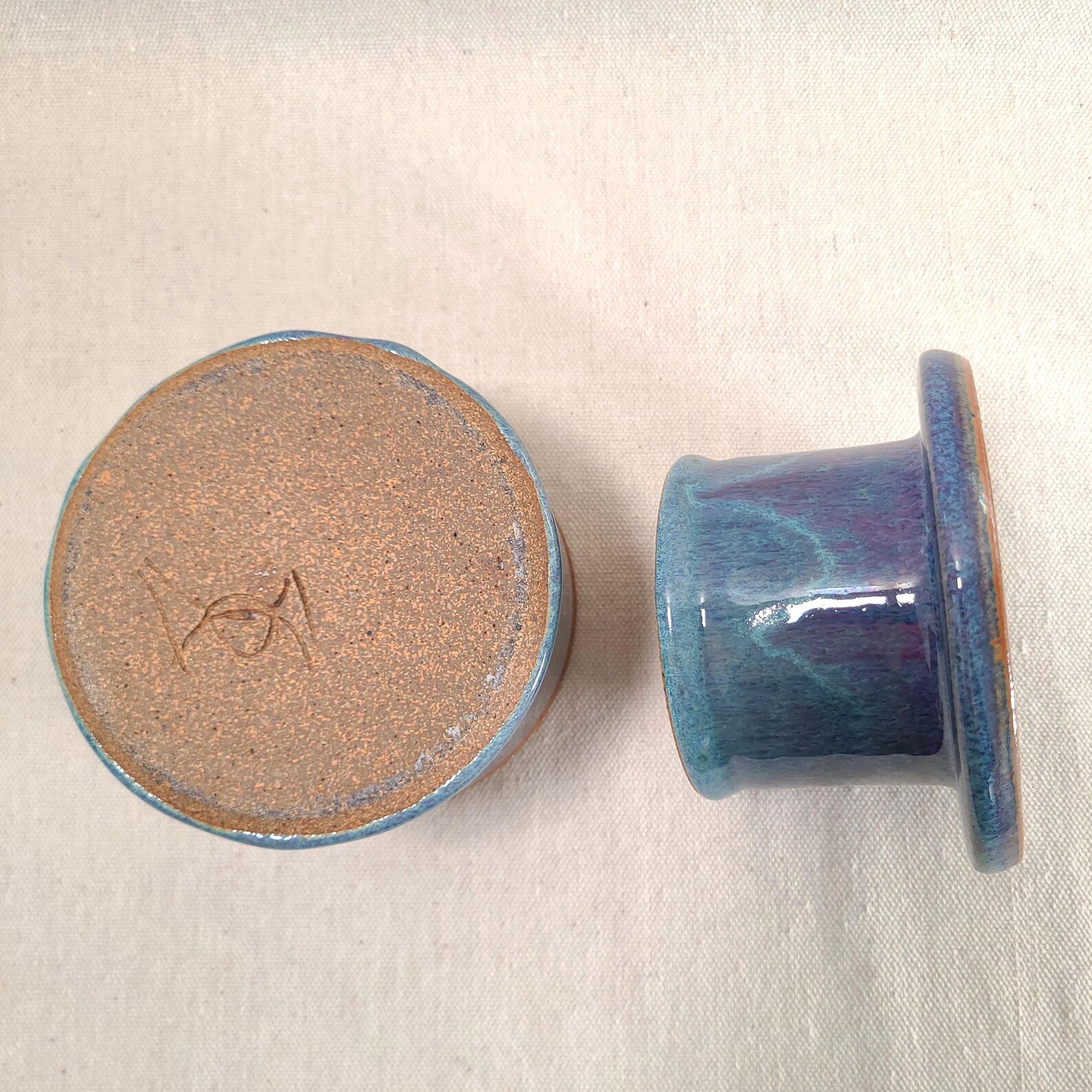 Studio Pottery Butter Bell, Vintage Handmade Stoneware Butter Dish ...