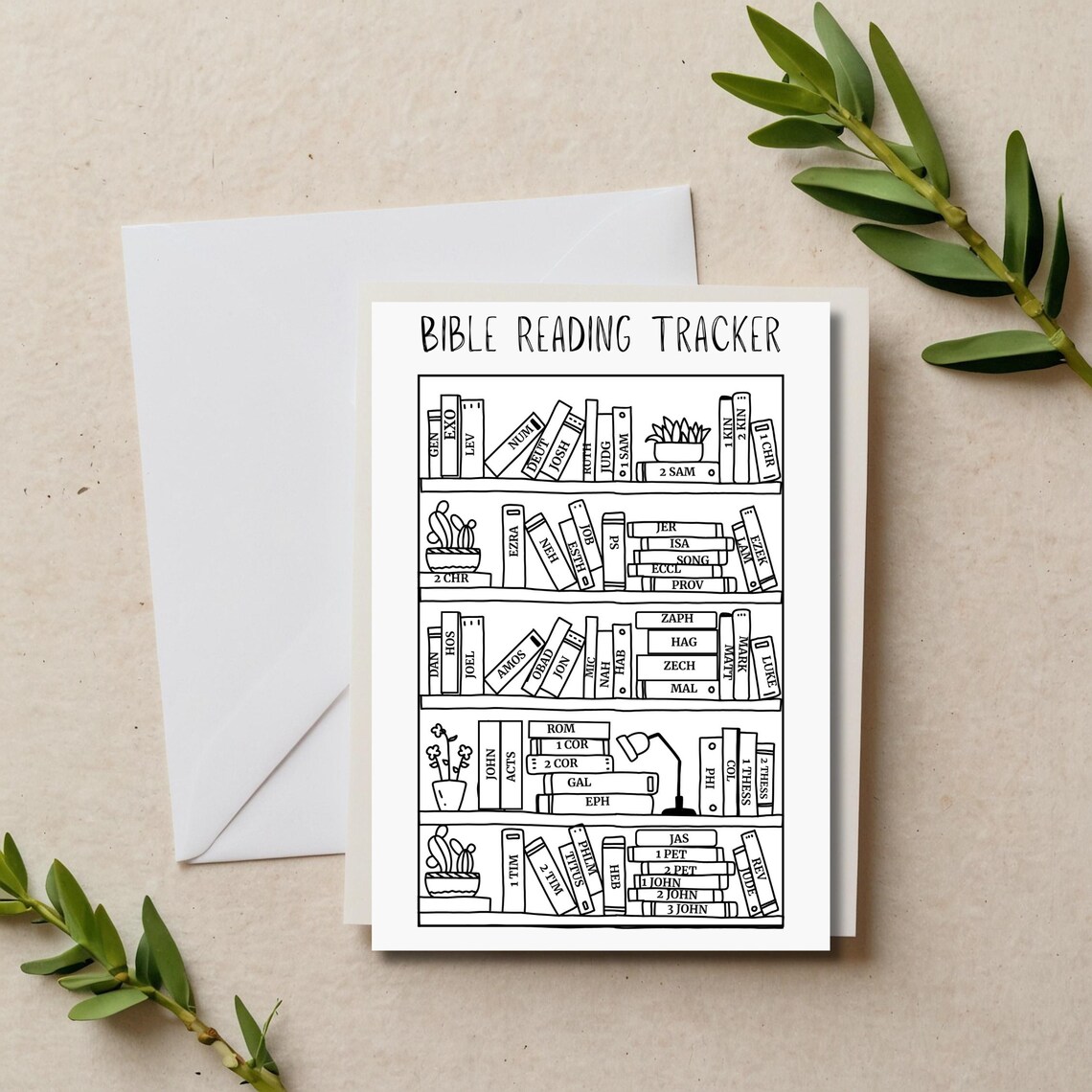 Books of the Bible Reading Tracker, Christian Digital Planner for Bible ...