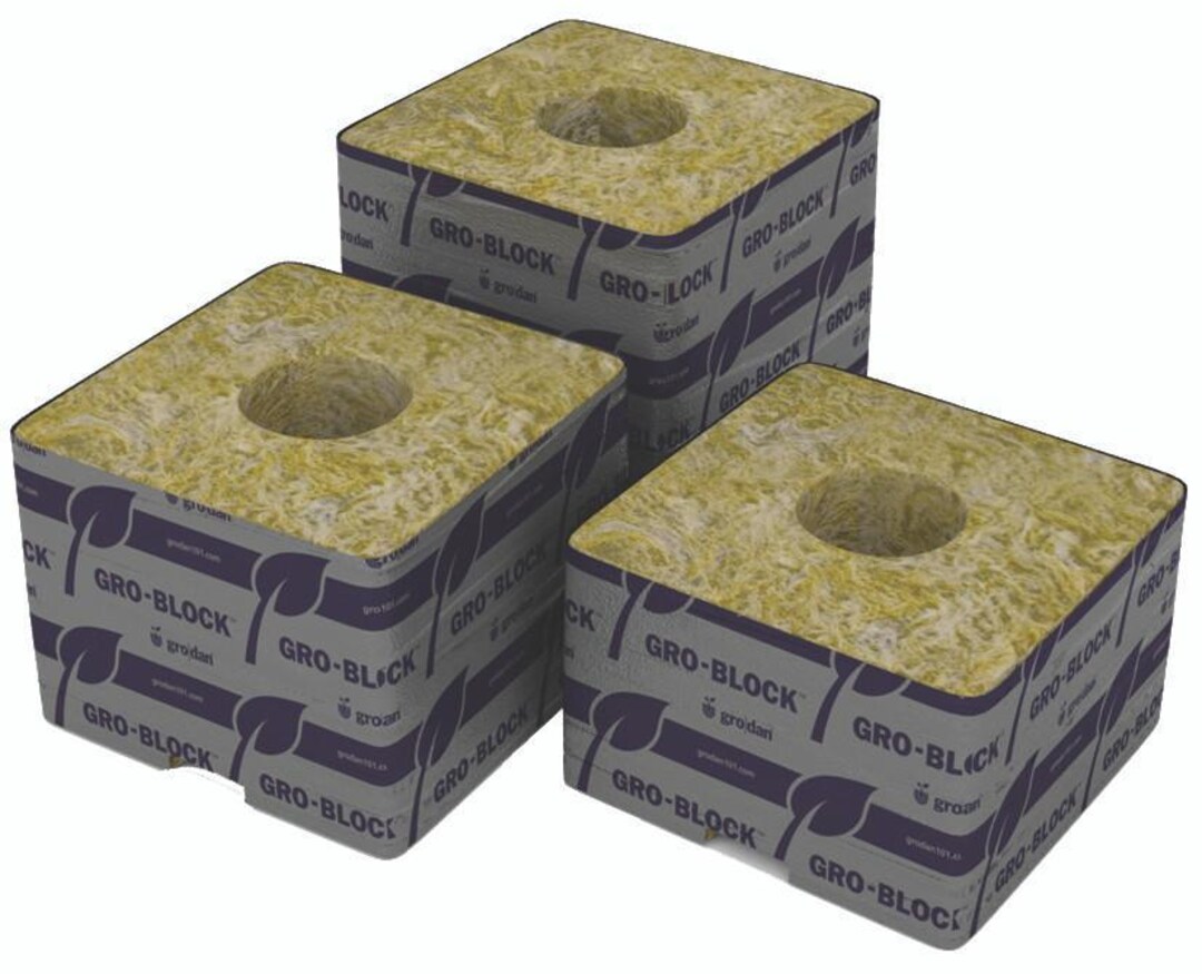 Grodan Delta 10 Block 4 X 4 X 4 With Hole - Etsy
