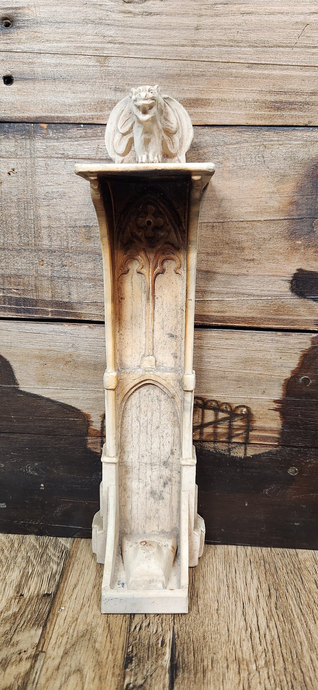 Vintage Yancy Gothic Gargoyle Incense Burner Wall Hanging Mount - Etsy