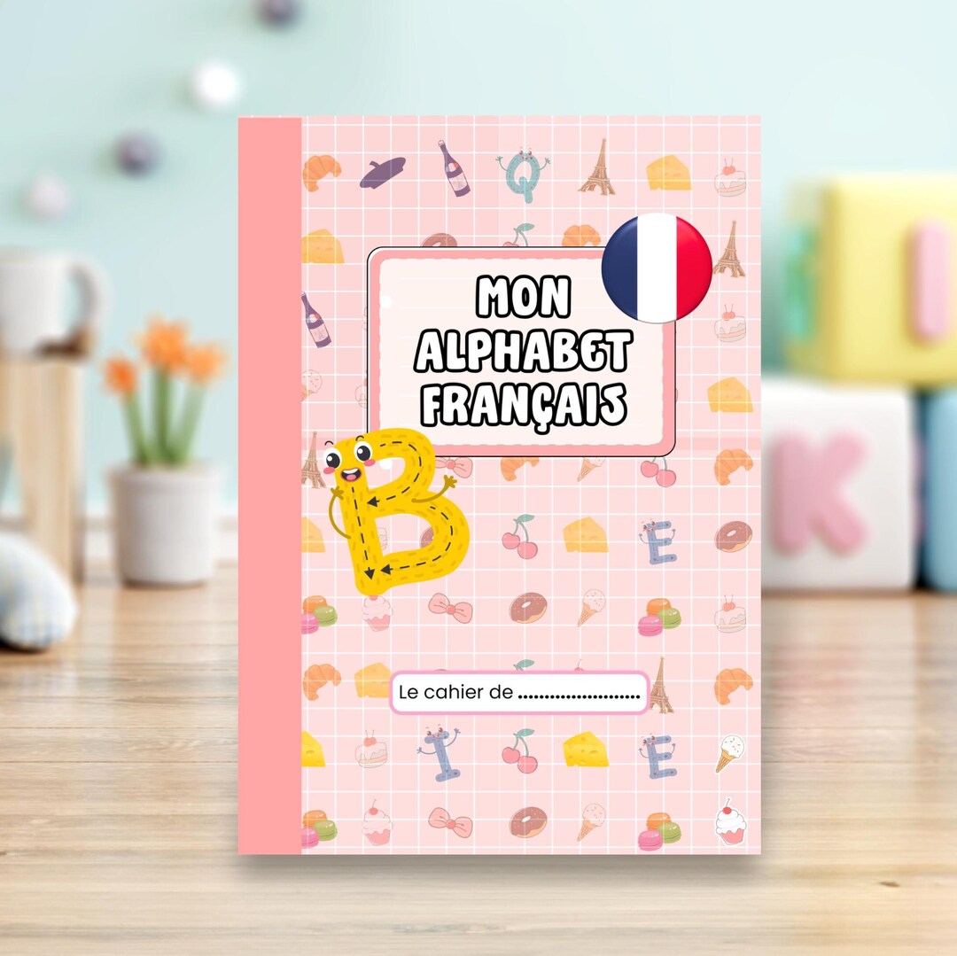 Coloring Alphabet to Trace – A4 I 29 Pages I Educational French ABC for ...