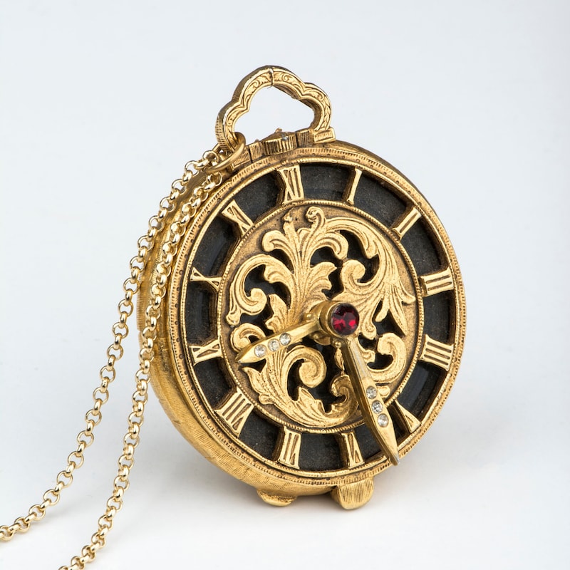 Clock Locket - Etsy