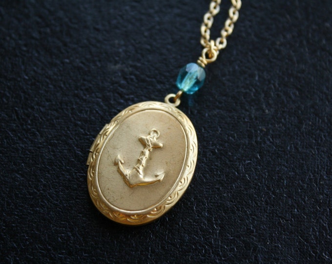 The Vintage Nautical Locket - Etsy