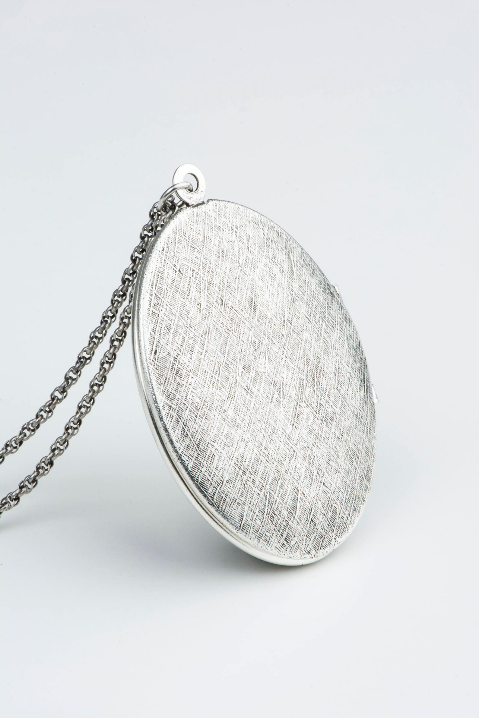 Roses Silver Locket Necklace Vintage Locket Design Large - Etsy