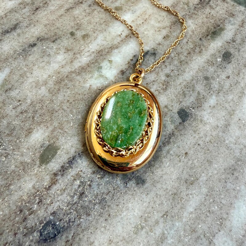 Stone Locket - Etsy