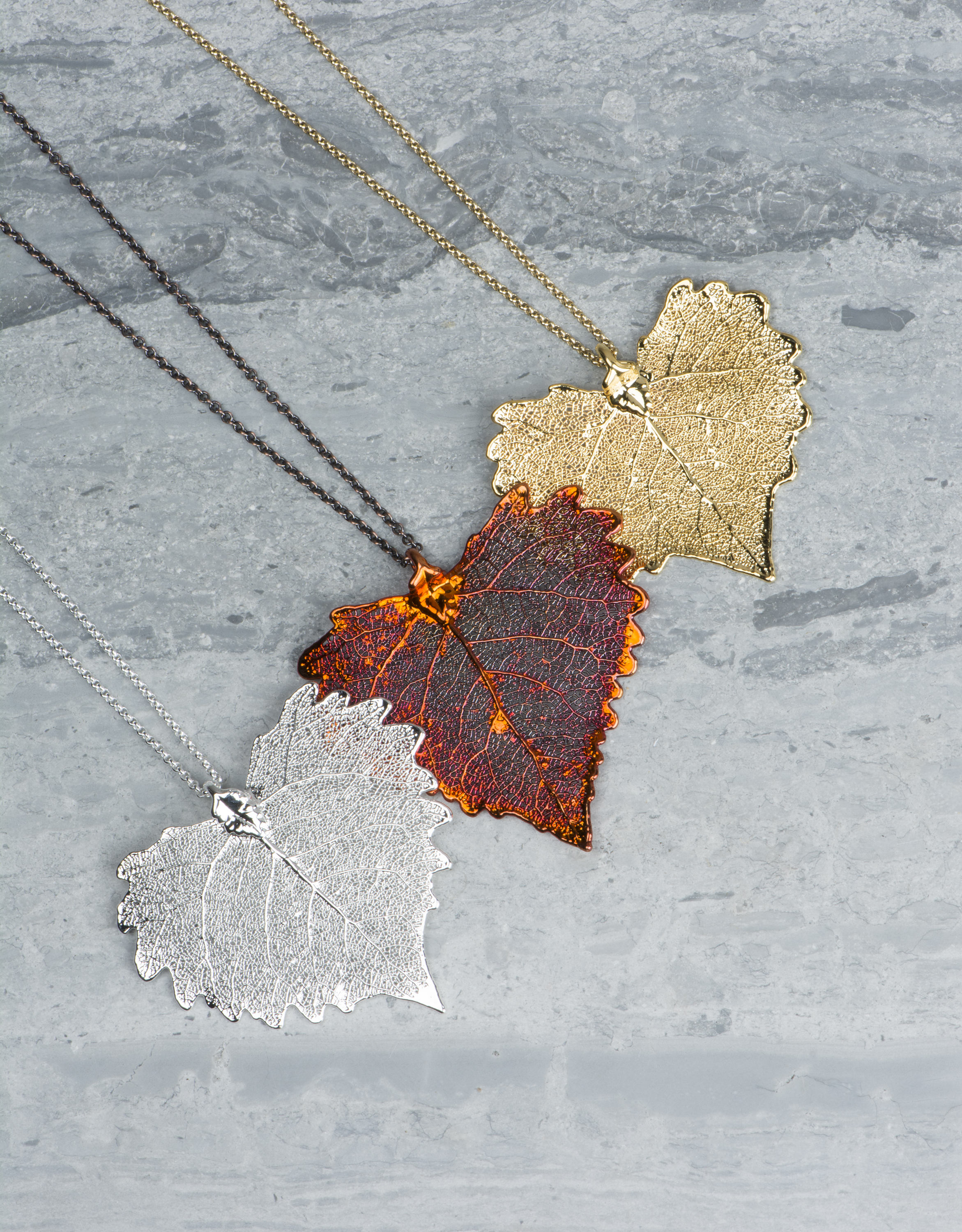 Leaf Pendant Necklace Nature Jewelry Long Necklace Large - Etsy Canada