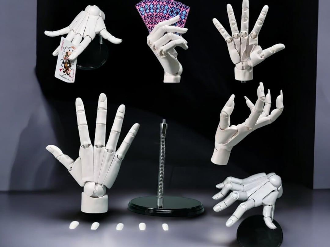 Articulated Wooden Hand Model Drawing & Sketching Artist Tool Jointed ...