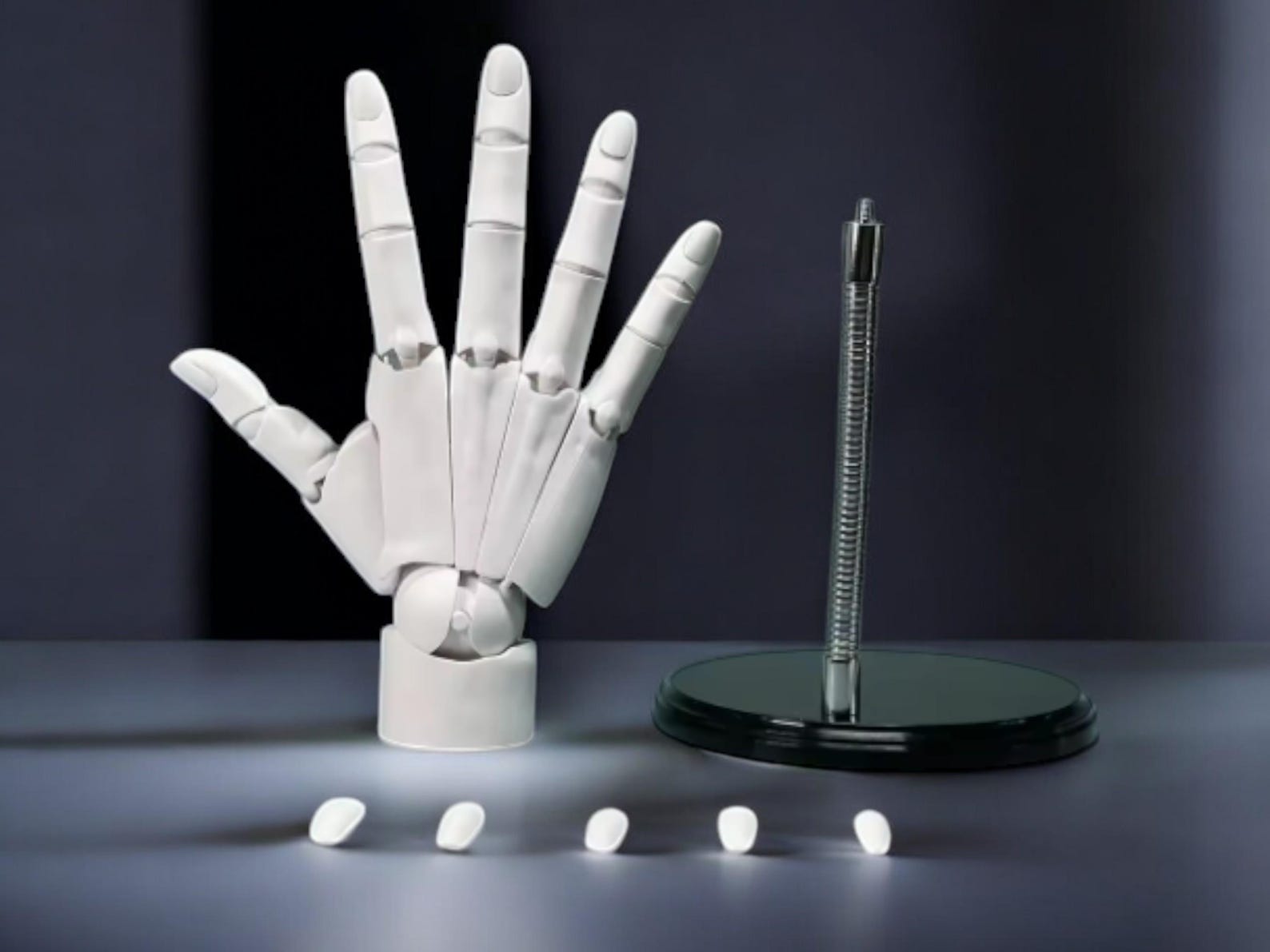 Articulated Wooden Hand Model Drawing & Sketching Artist Tool Jointed ...