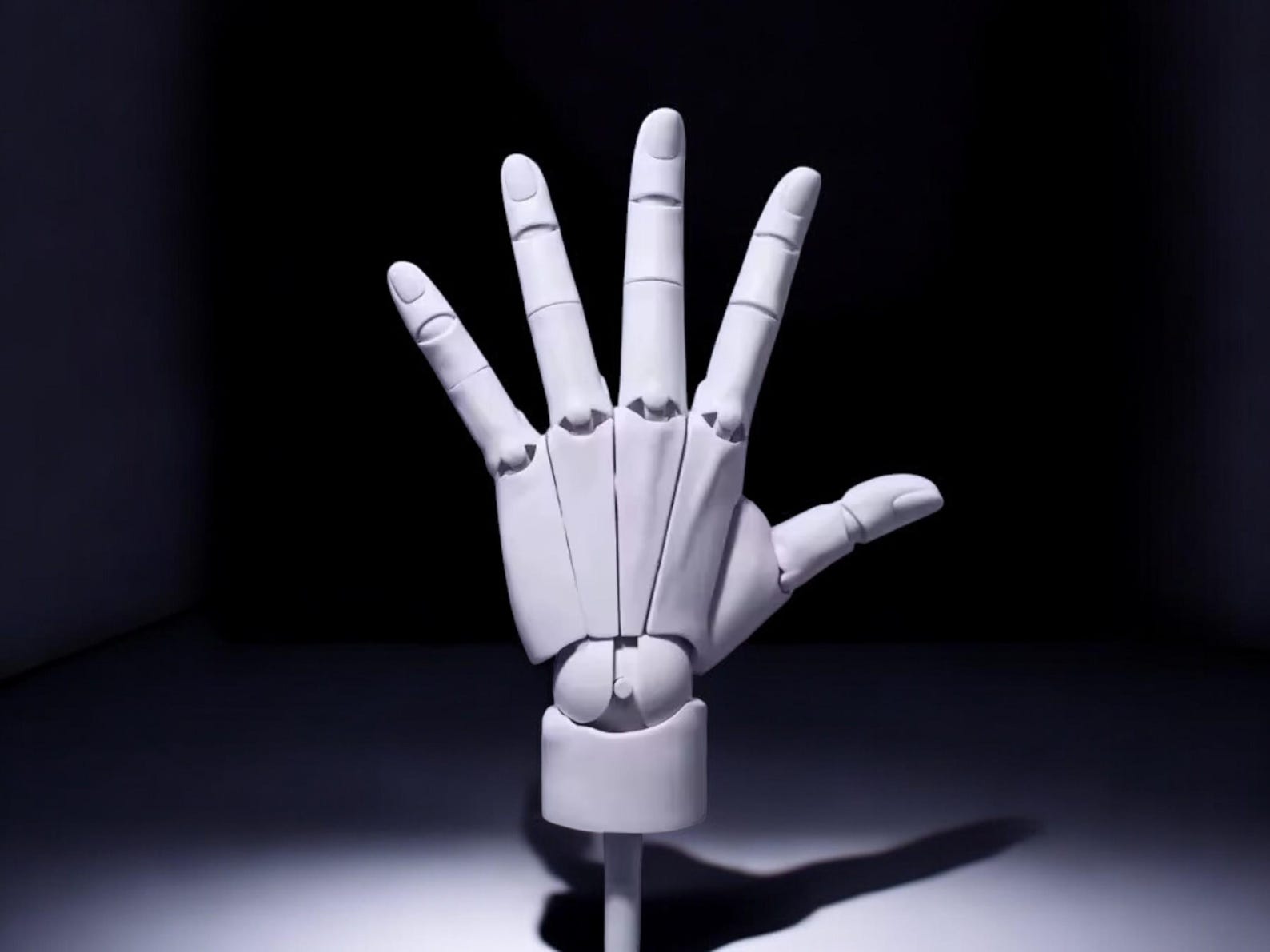 Articulated Wooden Hand Model Drawing & Sketching Artist Tool Jointed ...