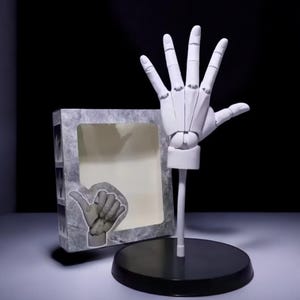 Articulated Wooden Hand Model Drawing & Sketching Artist Tool Jointed ...