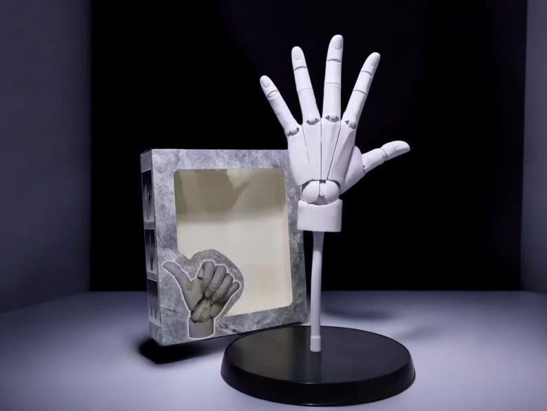 Articulated Wooden Hand Model Drawing & Sketching Artist Tool Jointed ...