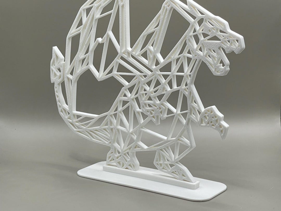 Low-poly Charizard 3D Printed Figure - Etsy