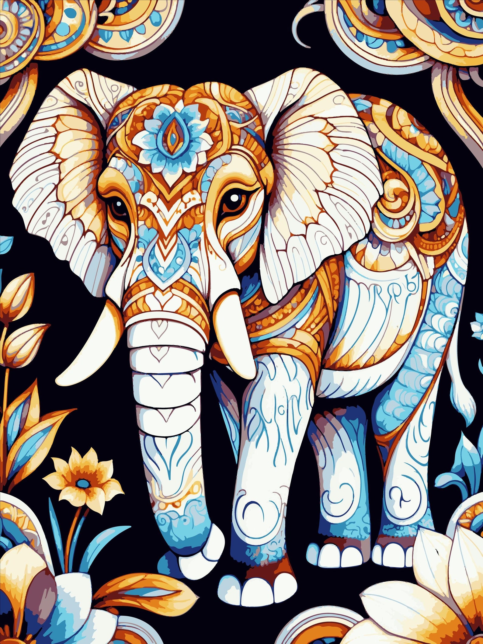 Majestically Patterned Animals Coloring Book | Digital Download ...