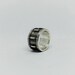 Snare Drum Ring 925 Sterling Silver Solid Body Ring music Ring rocker ...