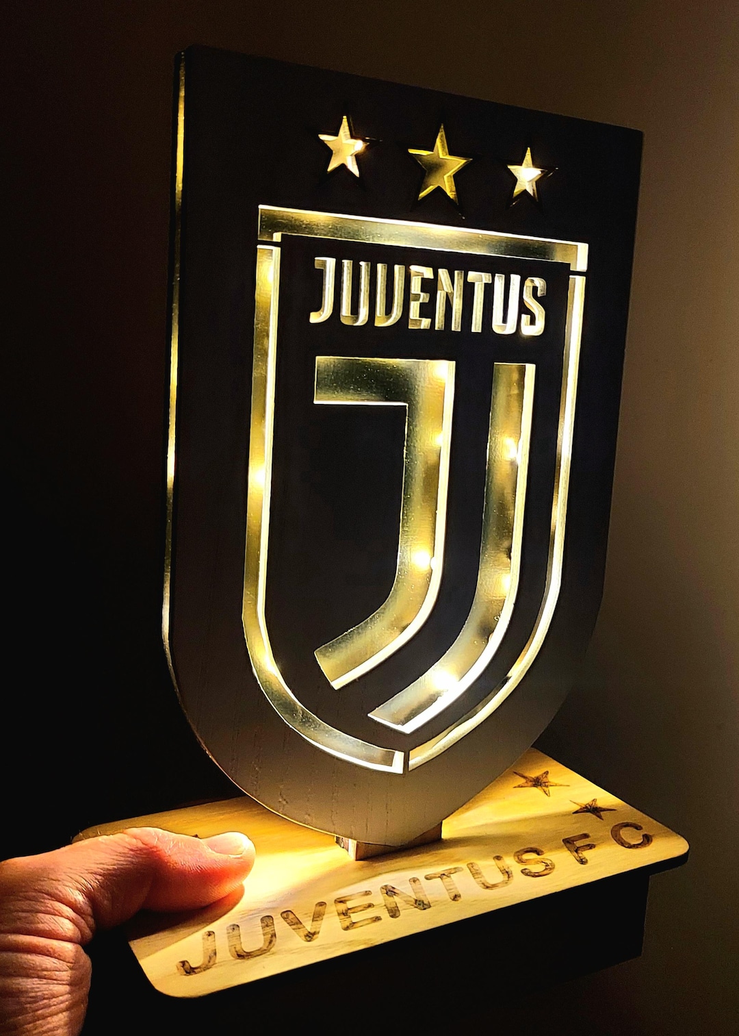 Juventus Logo Table Lamp Led Light - Etsy