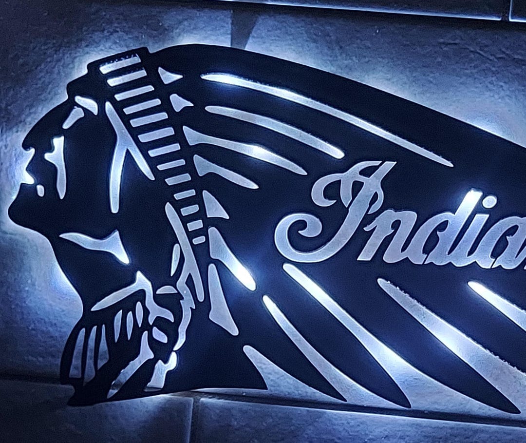 Indian Motorcycle Logo Svg Dxf Lgb Digital Motorbike File - Etsy