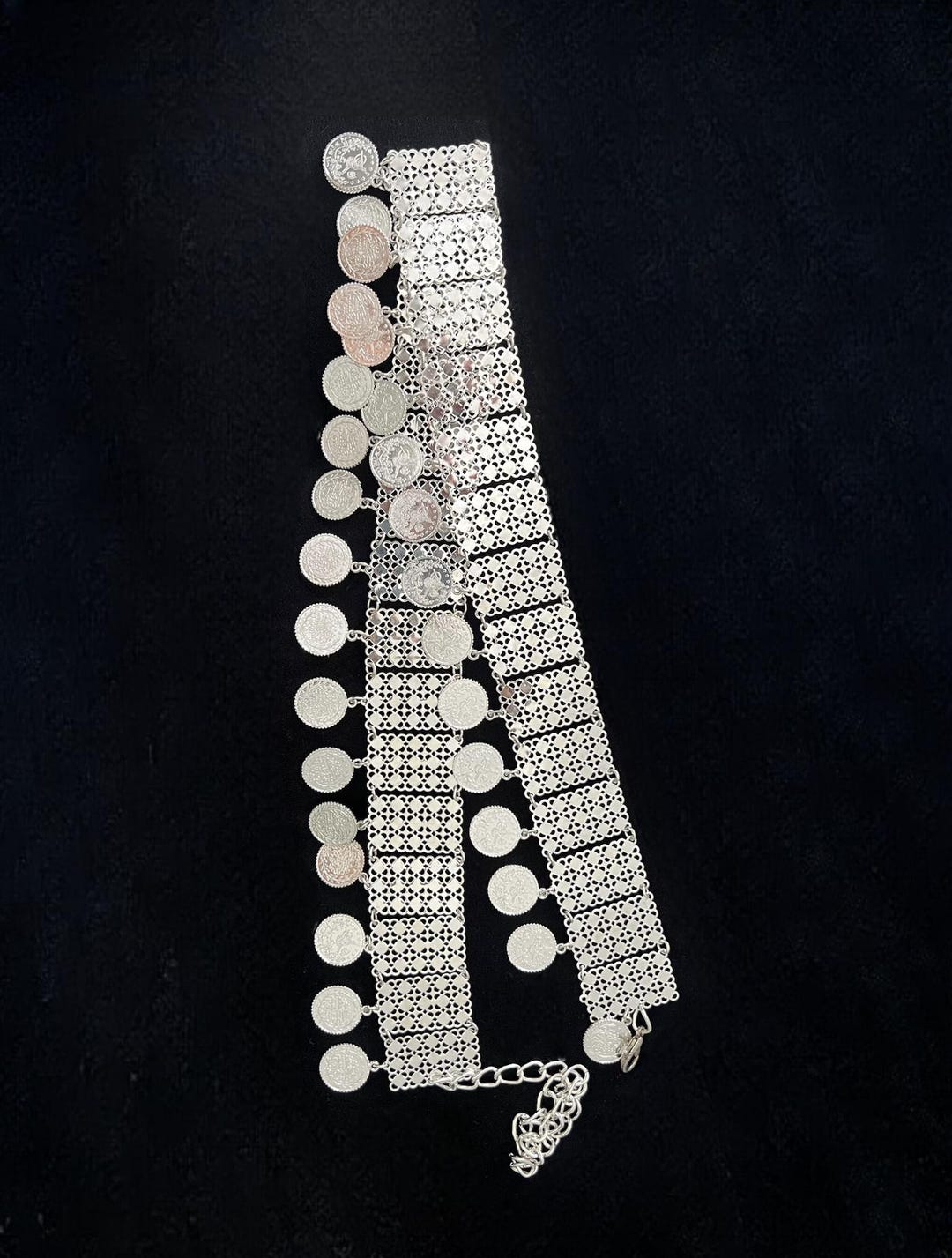 Silver Coin Belt - Etsy