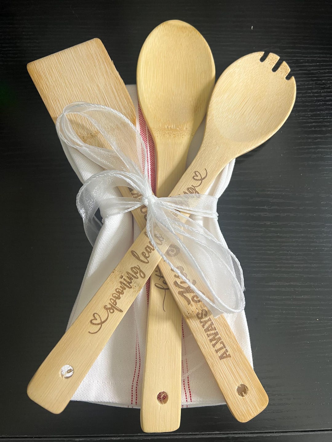 Flirty Wooden Spoon Gift Set - Etsy