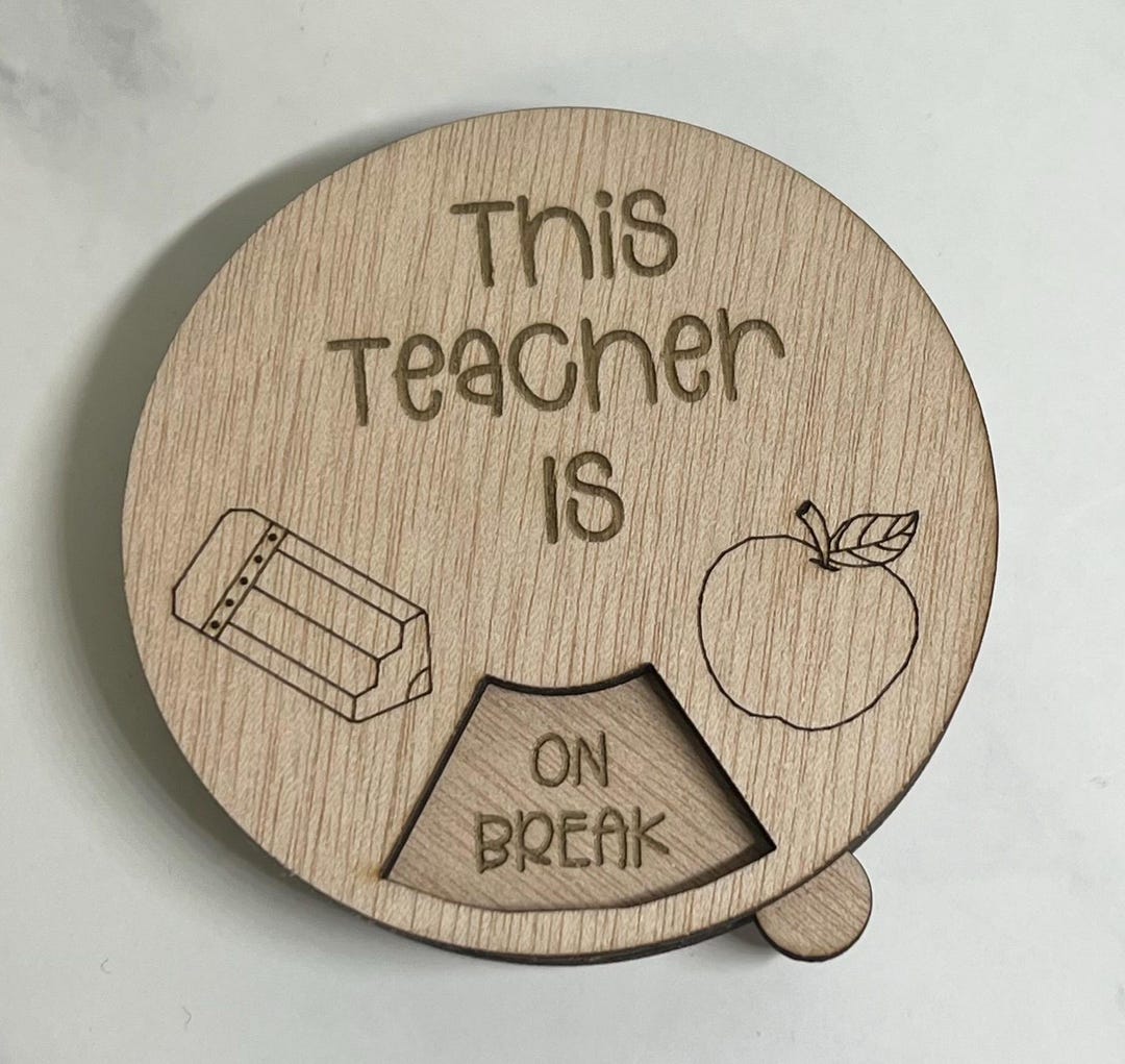 Teacher Spinning Magnet - Personalized. This Teacher is Grading Papers ...