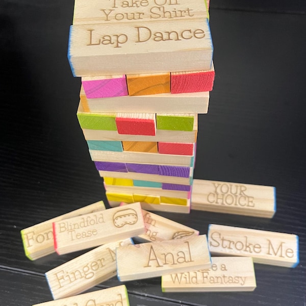 Sexy Jenga Game - Etsy