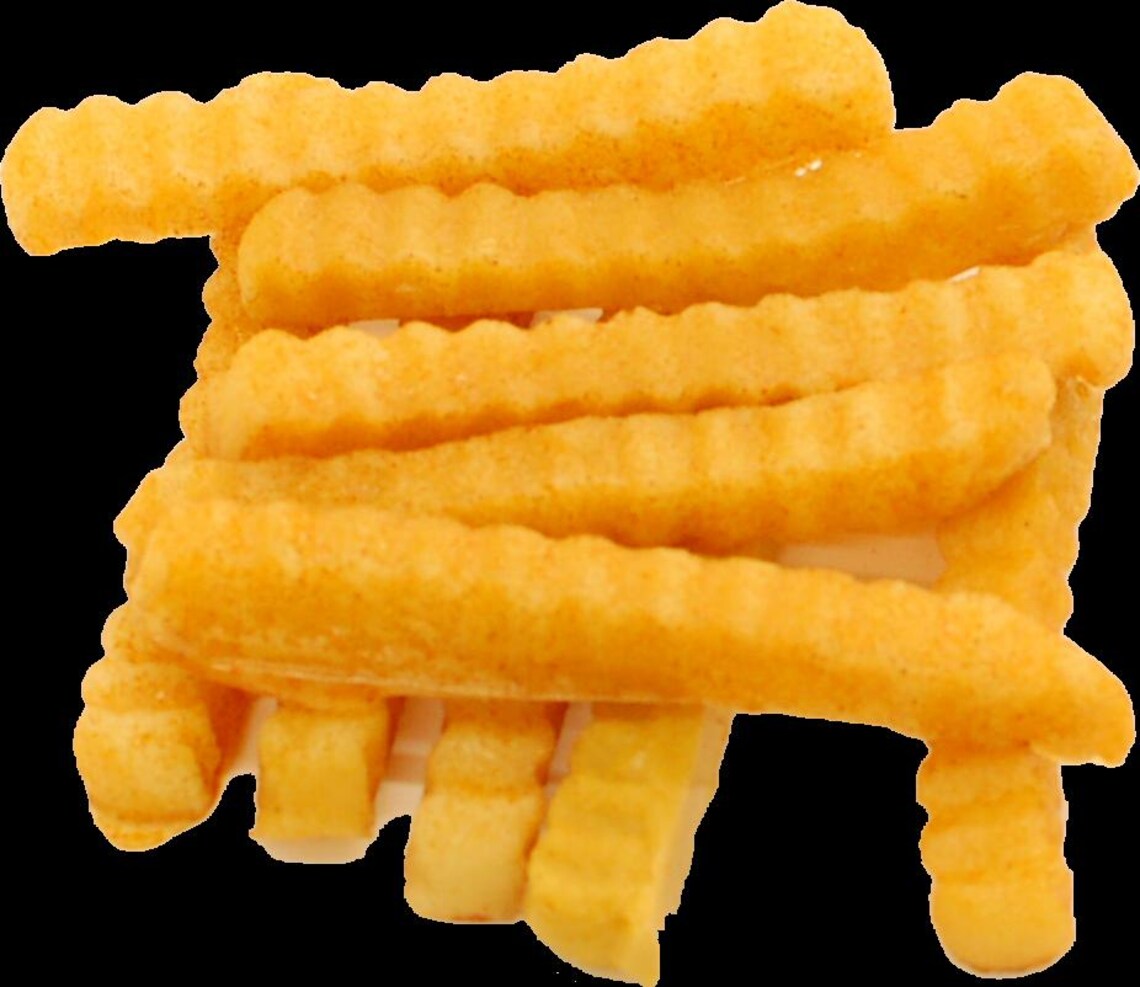 Crinkle Cut Fries 10 Piece Fake Food Display Prop Made in America - Etsy