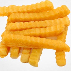 Crinkle Cut Fries 10 Piece Fake Food Display Prop Made in America - Etsy
