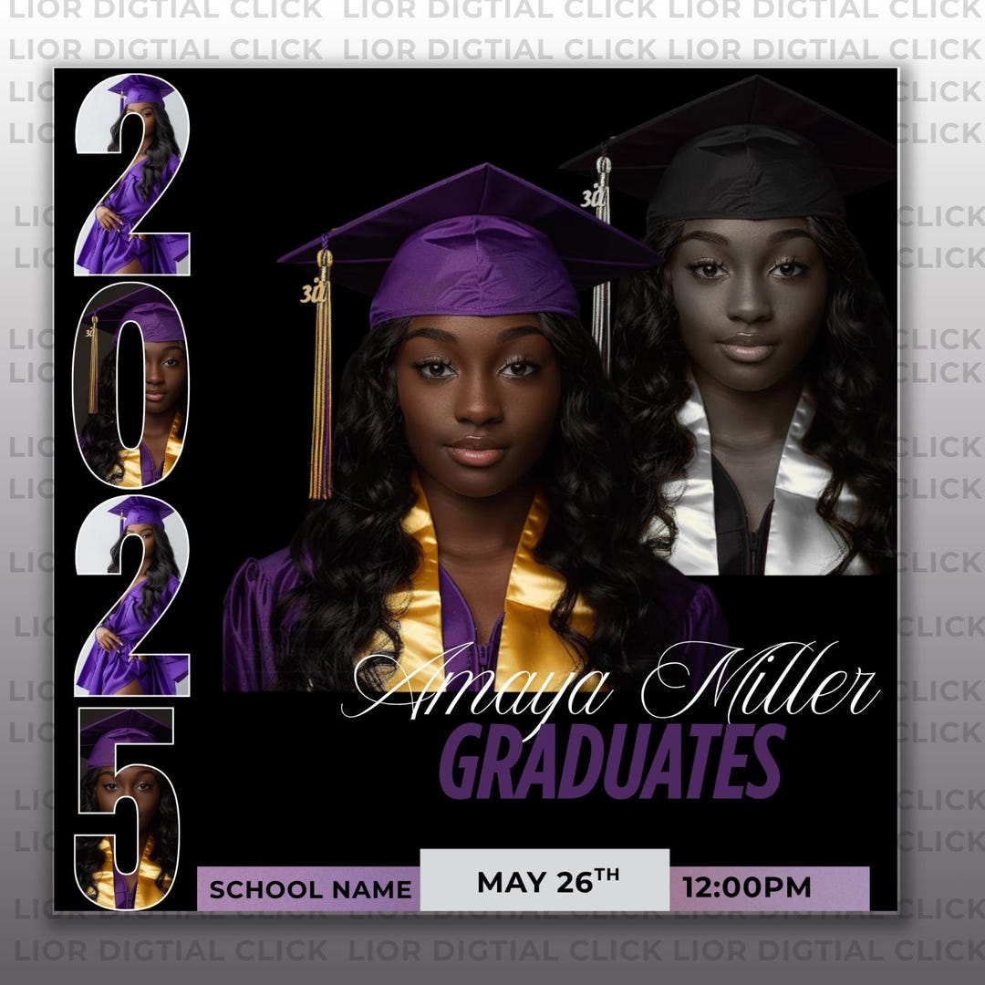 Graduate Flyer, Graduation Party, Graduation Invitation, Congrats to ...