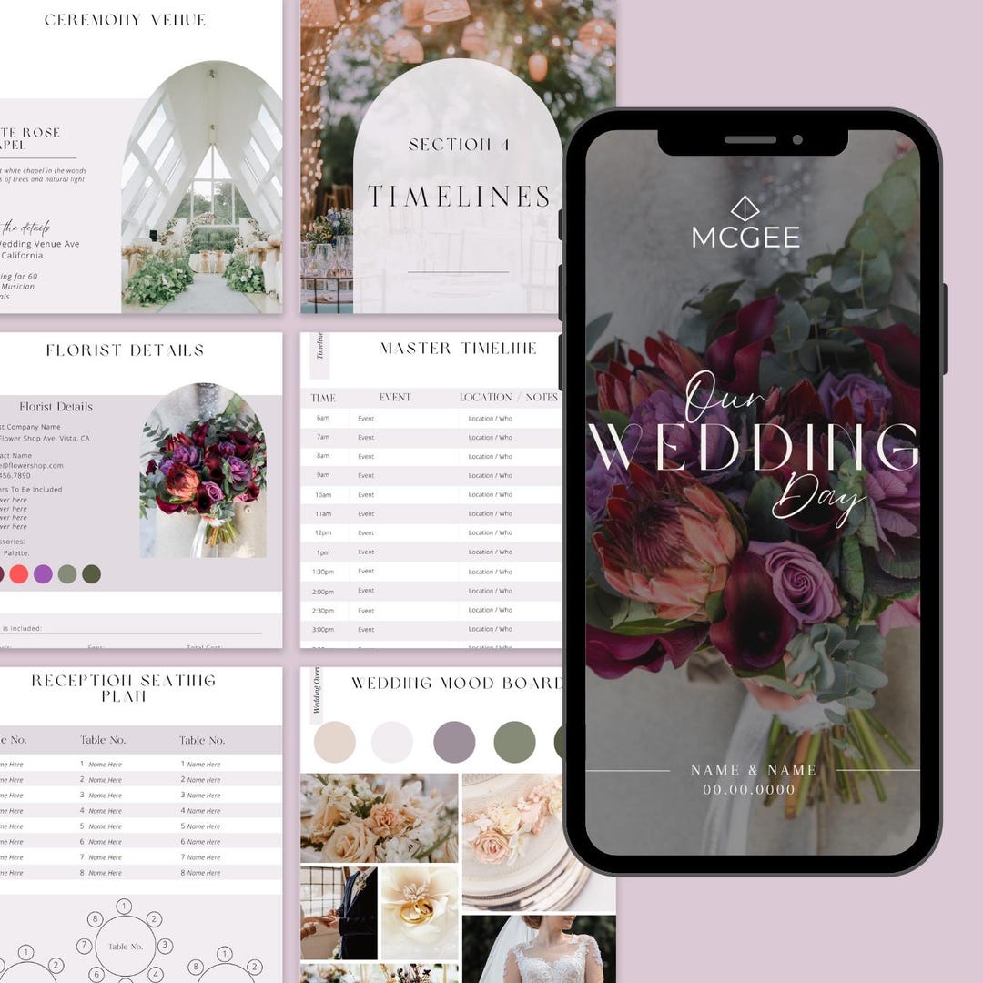 Ultimate Wedding Day Binder - 85+-page Powerhouse is Your Must-have ...