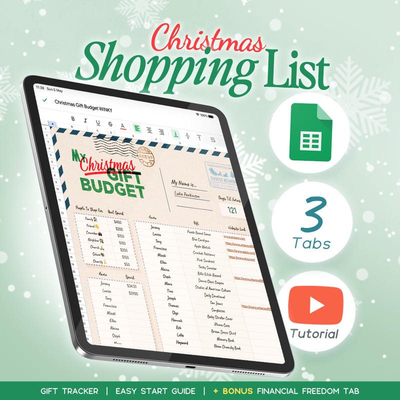 Christmas Gift Tracker - 60+ Gift Ideas for 2025