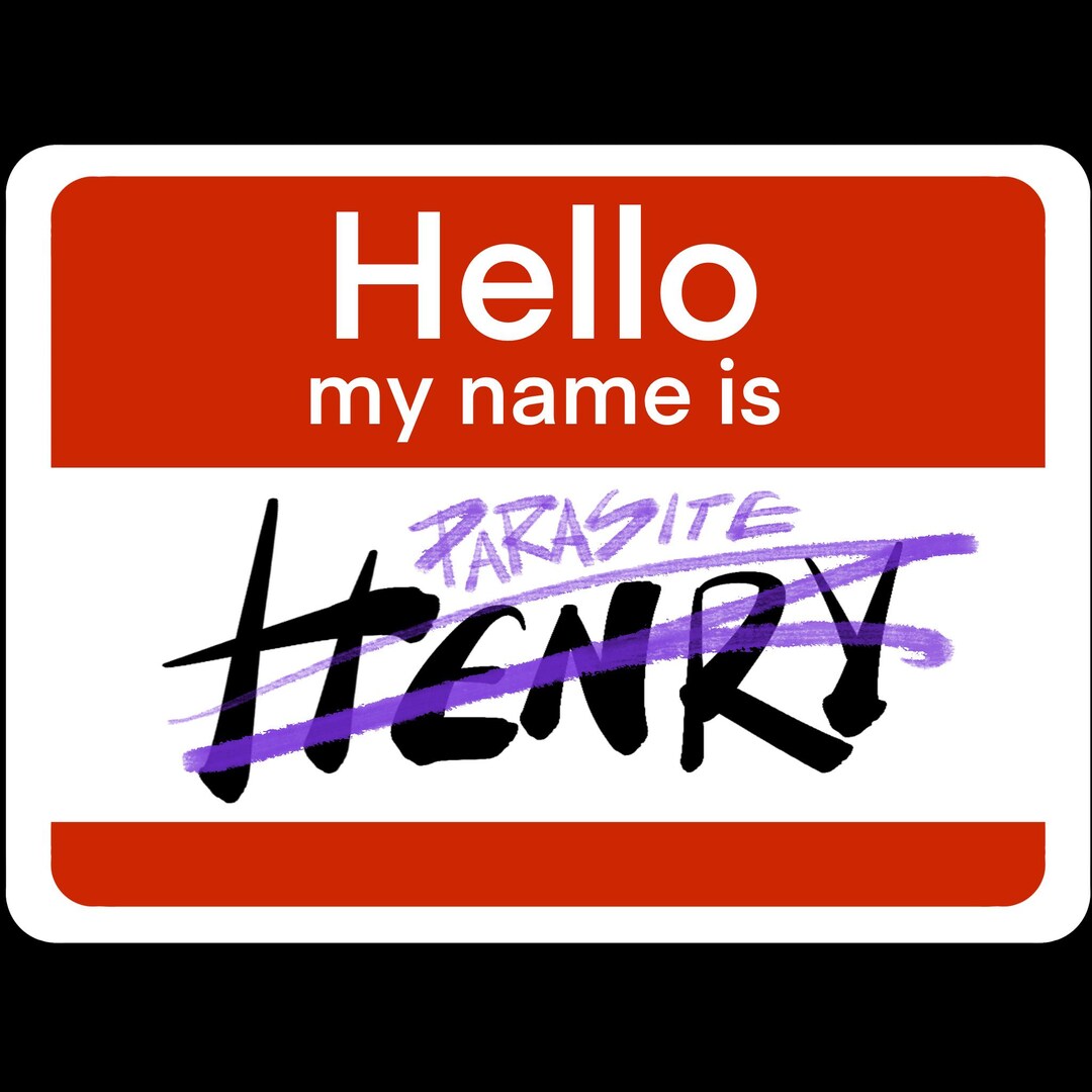 Henry Nametag Sticker - Etsy