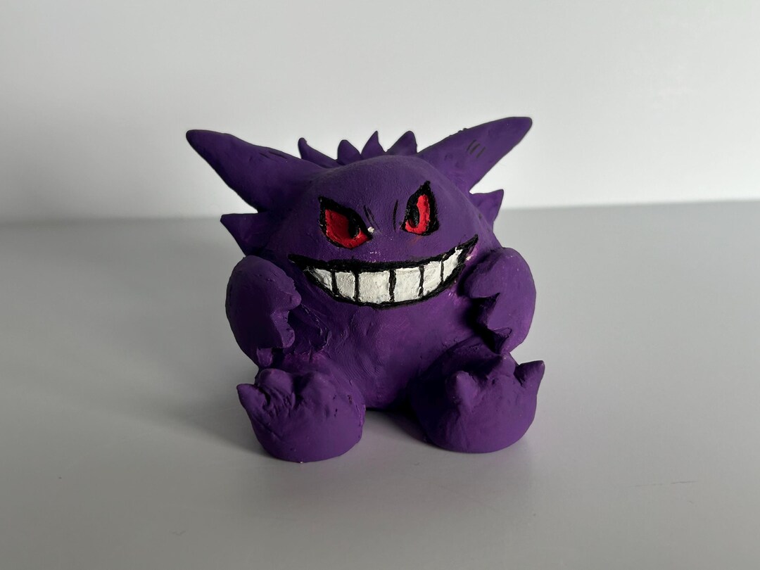 Ceramic Gengar Figure - Etsy
