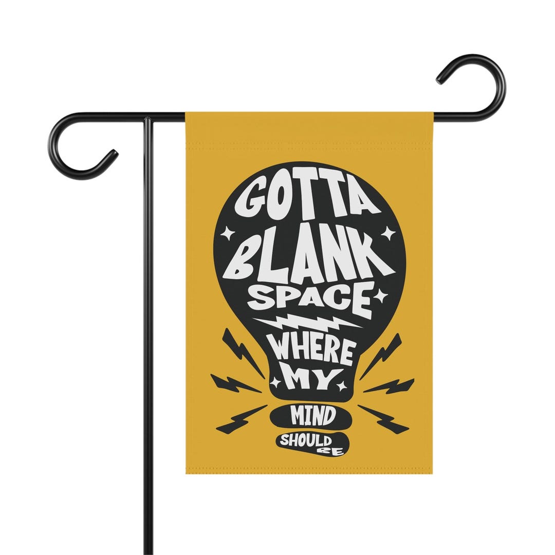 Custom Phish Garden Flag: Gotta Blank Space, 12"x18" - Etsy